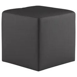 Hocker COTTA "Cuby", braun (fango), B:40cm H:40cm T:40cm, 64% POLYURETHAN (PU) / 25% POLYESTER (PES) / 11% BAUMWOLLE (CO), Hocker, Sitzwürfel, Cube, Sitzhocker