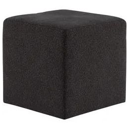 Hocker COTTA "Cuby", schwarz, B:40cm H:40cm T:40cm, 100% Polyester, Hocker, Sitzwürfel, Cube, Sitzhocker