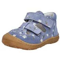 Lauflernschuh Pepino "Pepino Sandalen Leder", Kinder, Gr. 24, lila, Leder, Schuhe