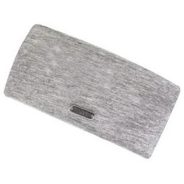 Stirnband Chillouts "Bari Headband", Damen, grau (grau melange), Jersey, Materialmix, meliert, Mützen, mit strukturierter Oberfläche & softem Komfort