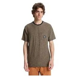 Shirttop Quiksilver "Kentin", Herren, Gr. S, schwarz (schwarzkentinstripes), 100% Baumwolle, Tops