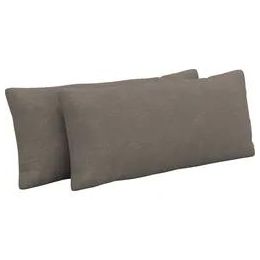 Sit & More Auflagekissen SIT & MORE "Emely", braun (schlamm), B:65cm H:25cm T:10cm, 100% Polyester, Polsterauflagen