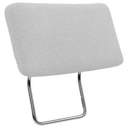 Sit & More Kopfstütze SIT & MORE "Zora", silber, B:50cm H:25cm T:12cm, 90% Polyester 10% Polyamid, Polsterauflagen