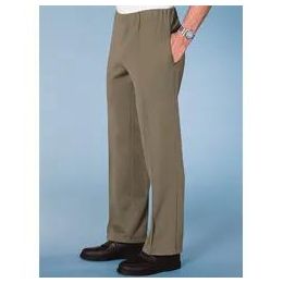 Relaxhose, Herren, Gr. 58, Normalgrößen, braun, 80% Polyacryl, 20% Baumwolle, unifarben, lang, Hosen