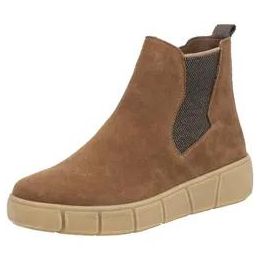 Stiefelette Remonte "Remonte Stiefelette Veloursleder/Textil", Damen, Gr. 37, braun (wood), Textil, Veloursleder, Schuhe