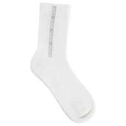 Basicsocken HUGO UNDERWEAR "3P QS RIB TAPE MD", Herren, Gr. 39-42, weiß (weiß 100), Materialmix, Socken, mit Rippdetails