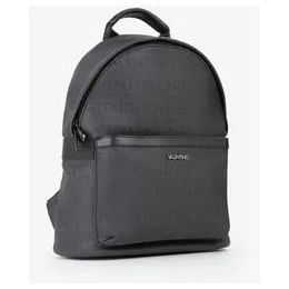 Cityrucksack Valentino BAGS "BILLION", Gr. B/H/T: 31cm x 36cm x 15cm, antrac, nero, Polyurethane, Basic, Rucksäcke, Freizeitrucksack, Arbeitsrucksack, Rucksack für die Universität