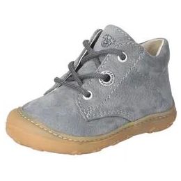 Lauflernschuh Pepino BY RICOSTA "Cory 50 WMS: Mittel", Kinder, Gr. 24, grau, Leder, Casual, Schuhe, Schnürschuh mit WMS-System, Leder, Größenschablone zum Download