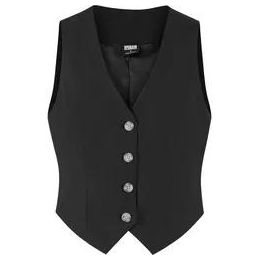 Steppweste Urban Classics "Urban Classics Ladies Classic Vest", Damen, Gr. XL, schwarz, 80% Polyester, 20% Viskose, Westen