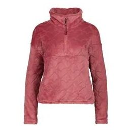 alife and kickin Sweatshirt ALIFE & KICKIN "Damen LilianAK G", Damen, Gr. S, rot (astro dust), 100% Polyester, weit hüftlang, elastischer Bund, Sweatshirts, Kuschliger Teddy Pullover mit zwei seitlichen Eingriffstaschen