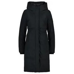 alife and kickin Steppjacke ALIFE & KICKIN "Damen CarsynAK A", Damen, Gr. M, schwarz, 100% Polyester, tailliert knielang, Rippbündchen, Jacken, Wintermantel mit regulierbarem Taillen- Kordelzug und Kapuze