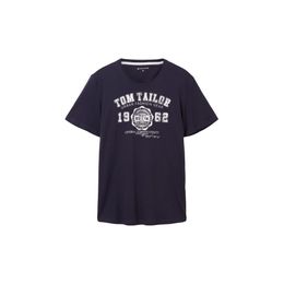 Tom Tailor T-Shirt Herren Gr&ouml;&szlig;e XXXL dunkelblau / wei&szlig;