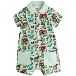 next Strampler 'Cath Kidston Romper' Jungen Gr&ouml;&szlig;e 74 mint / mischfarben