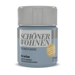 Sch&ouml;ner Wohnen Farbe Sch&ouml;ner Wohnen Farbe Trendfarbe 'Denim' jeansblau matt 50 ml