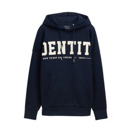Tom Tailor Denim Sweatshirt Herren Gr&ouml;&szlig;e M dunkelblau / wei&szlig;