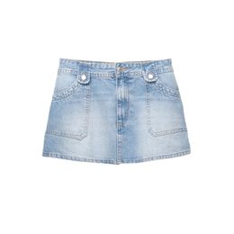 Pull&Bear Pull&bear Damen - R&ouml;cke 'W3 MINI FALDA CARPENTER' Damen Gr&ouml;&szlig;e 36 blue denim