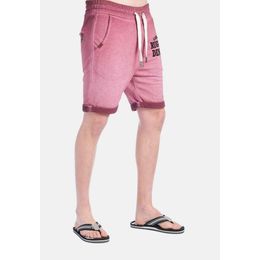 Koroshi Shorts Herren Gr&ouml;&szlig;e 34 bordeaux / pastellrot / schwarz
