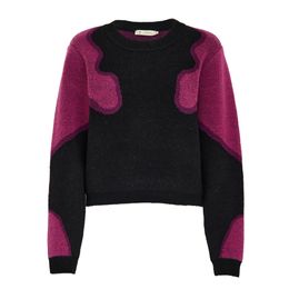 Sel by peppercorn Peppercorn Pullover 'Jayda' Damen Gr&ouml;&szlig;e XL dunkellila / schwarz