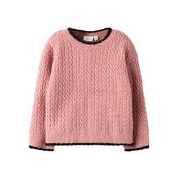 name it Pullover M&auml;dchen Gr&ouml;&szlig;e 98 pitaya / schwarz