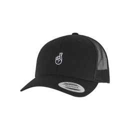 Mister Tee Cap 'Crossed Fingers Handsign' male Black size Onesize