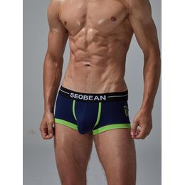 SEOBEAN Boxershorts 'Contract' Herren Größe XL dunkelblau