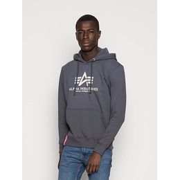 Alpha Industries Sweatshirt 'Basic' Herren Gr&ouml;&szlig;e S grey denim