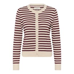 PART TWO Strickjacke 'Tanisha ' Damen Gr&ouml;&szlig;e XL beige / bordeaux