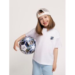 Saturnday Shirt 'Fu&szlig;ball' boy White size 140