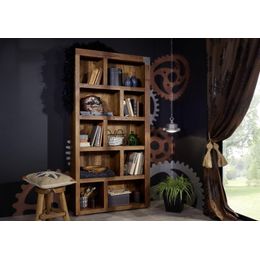 Standregal Mango 100x35x204 braun lackiert Amsterdam #21