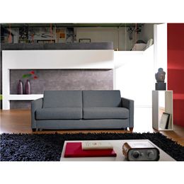 Schlafsofa Bali "Norwalk", grau (grau, beige), B:202cm H:83cm T:100cm, Sofas, Schlafsofa, in 140er und 160er Breite, 3 Varianten, auch mit Ergoflex-Lattenrost