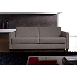 Schlafsofa Bali "Norwalk", grau (grau, beige), B:182cm H:83cm T:100cm, Sofas, Schlafsofa, in 140er und 160er Breite, 3 Varianten, auch mit Ergoflex-Lattenrost