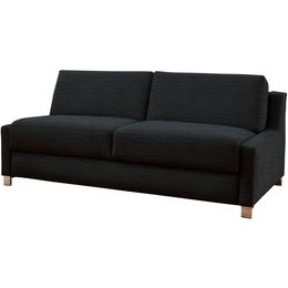 Schlafsofa Bali "Viola, Dauerschl&auml;fer", grau (anthrazit), B:201cm, 100% Polyester, Sofas, Schlafsofa, in 140er und 160er Breite, 3 Varianten, auch mit Ergoflex-Lattenrost