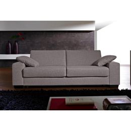 Schlafsofa Bali "Norwalk, Dauerschl&auml;fer", silber (silber, beige), B:212cm H:83cm T:100cm, Sofas, Schlafsofa, in 140er und 160er Breite, 3 Varianten, auch mit Ergoflex-Lattenrost