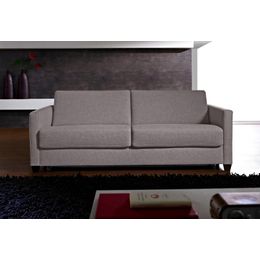Schlafsofa Bali "Norwalk", silber (silber, beige), B:182cm H:83cm T:100cm, Sofas, Schlafsofa, in 140er und 160er Breite, 3 Varianten, auch mit Ergoflex-Lattenrost