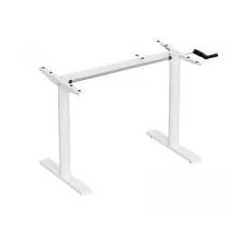 MaxMount Desk Frame - H&ouml;henverstellbar Schreibtisch Gestell - Wei&szlig;