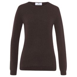 Peter Hahn - Rundhals-Pullover aus 100% Premium-Kaschmir, braun, Gr. 46 / L - Kaschmir