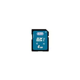 ATP Industrielle Speicherkarte, SD, 4GB, 74.5MB/s, 27.3MB/s, Schwarz / Blau - AF4GSD3A-WAAXX