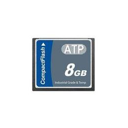 ATP Industrielle Speicherkarte, CompactFlash (CF), 8GB, 61MB/s, 55MB/s, Blau - AF8GCFI-TACXP