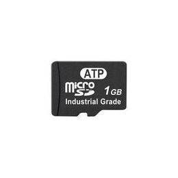 ATP Industrielle Speicherkarte, microSD, 1GB, 20MB/s, 18MB/s, Schwarz - AF1GUDI-ZAEXM