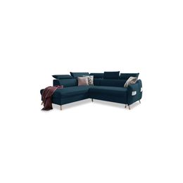 Miuform Ecksofa mit Schlaffunktion Sweet Harmony blau Ma&szlig;e (cm): B: 253 H: 95 Sofas > Sofas nach Material > Stoffsofas &raquo; Sofa DE