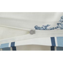 CS Schmal como Satin Wende-Bettw&auml;sche Toile blau Ma&szlig;e (cm): B: 135 &raquo; M&ouml;bel Kraft