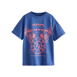 next T-Shirt 'Foo-Fighters' M&auml;dchen Gr&ouml;&szlig;e 122 royalblau / hellrot