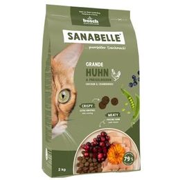 Sanabelle Trockenfutter Katze, Adult, Grande, Huhn 2x2 kg