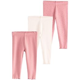 next Leggings M&auml;dchen Gr&ouml;&szlig;e 74 pink / wei&szlig;