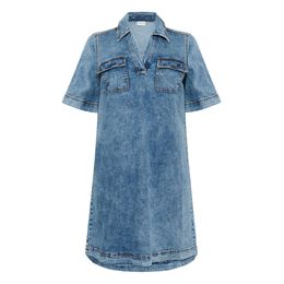 Kaffe Curve Kleid 'Elona' Damen Gr&ouml;&szlig;e 46 blue denim Winterkleid