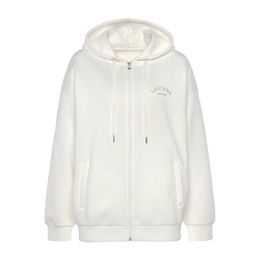Lascana Zip-Up Hoodie female White size 32/34