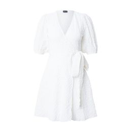Gina Tricot Kleid Damen Größe 36 weiß Winterkleid