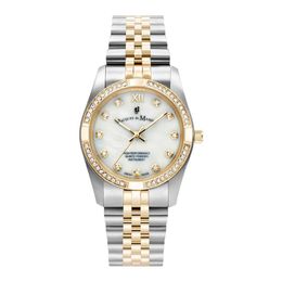 Jacques du Manoir Analoguhr Damen Größe One Size gold / silber / weiß