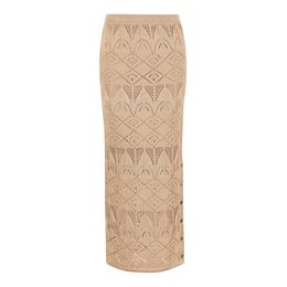 Apricot Pointelle Knit Maxi Skirt ' ' Damen Gr&ouml;&szlig;e 44 stone