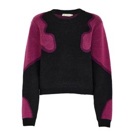 Sel by peppercorn Peppercorn Pullover 'Jayda' Damen Gr&ouml;&szlig;e XXL dunkellila / schwarz